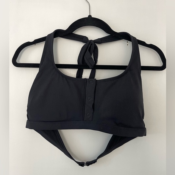 Target | Swim | Black Ribbed Bathing Suit Top | Poshmark